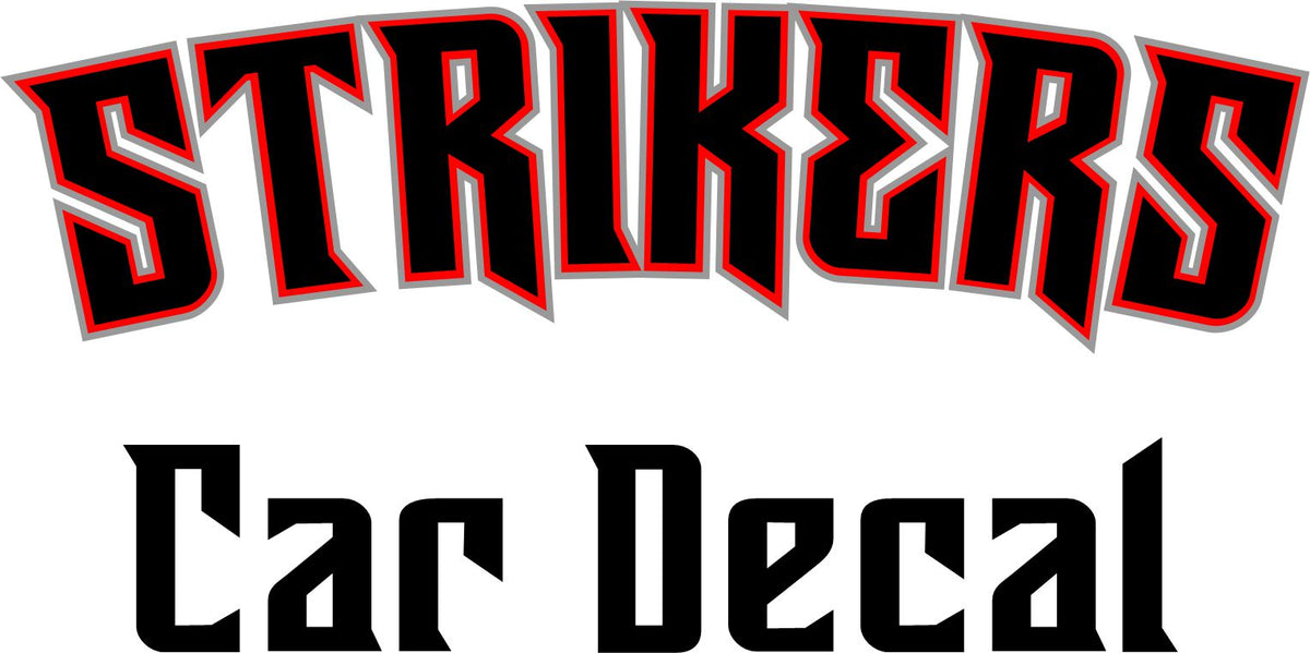 Strikers - Car Decal – Timberlakecrafts