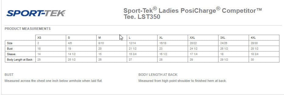 Firestorm- LST350 Ladies Performance Short Sleeve – Timberlakecrafts